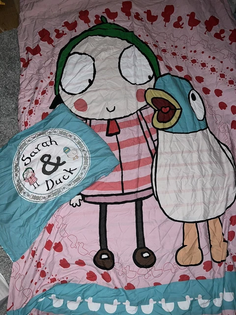 SARAH AND DUCK CBeebies Sarah & Duck Children’s Bedding Single Bed ...