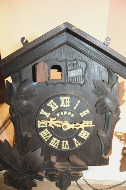 VINTAGE TEZUKA CUCKOO Poppo Clock OCCUPIED JAPAN Post WW2 - AS IS PARTS ...