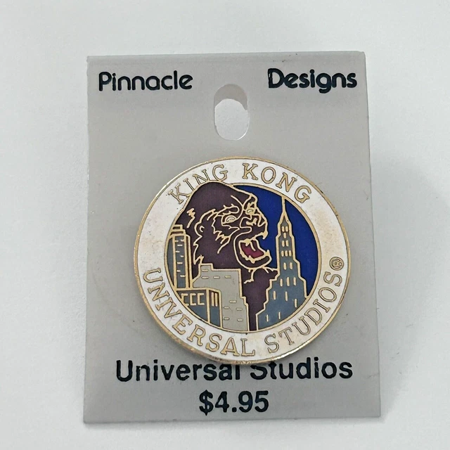 VINTAGE UNIVERSAL STUDIOS Theme Park 1990's King Kong Collectors Pin ...