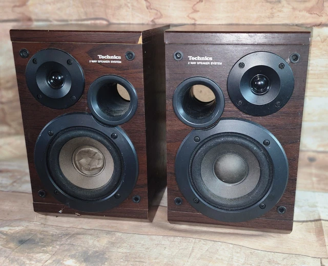 TECHNICS SB-HD501 HIFI 2.0 Stereo BiWire Speakers 6Ohms 90Watt Tatty ...