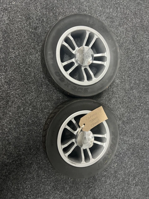 CARECO ZOOM MOBILITY Scooter Rear Solid Wheels (worn) £59.99 - PicClick UK