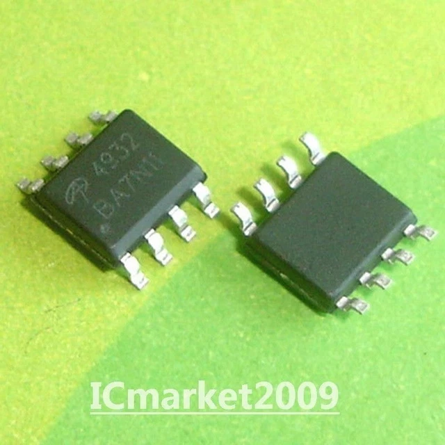 10 PZ AO4932 SOP-8 4932 chip Mosfet transistor effetto campo doppio nanello IC #E3 EUR 6,12 ...