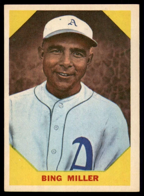 1960 FLEER #39 Bing Miller ex-Mint Athletics ID:158476 EUR 3,37 ...