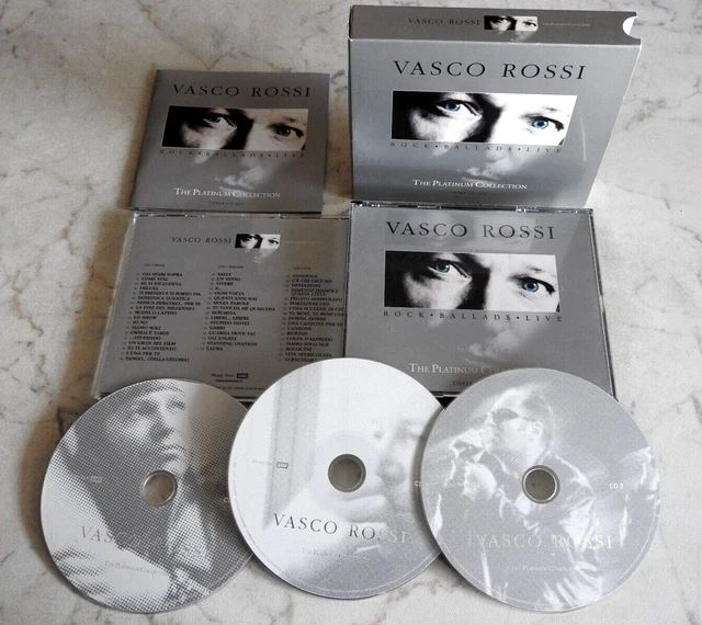 VASCO ROSSI THE Platinum Collection 3Cd Box Set 2006 Emi Italy Con Slip ...