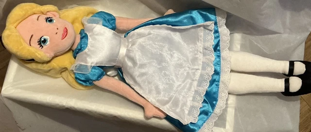 DISNEY STORE ALICE In Wonderland Large 20” Doll Plush Soft Toy ...