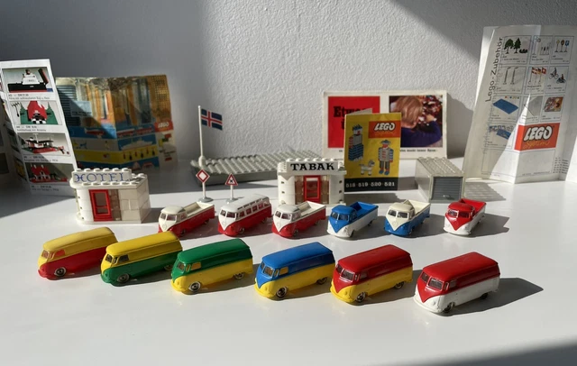 LEGO 1/87 H0 VW T1 Bus Bulli 658 + 659 Vintage 50s & 60s Volkswagen ...