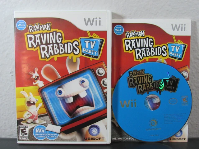 RAYMAN RAVING RABBIDS: TV Party (Nintendo Wii, 2008) CIB £6.62 ...