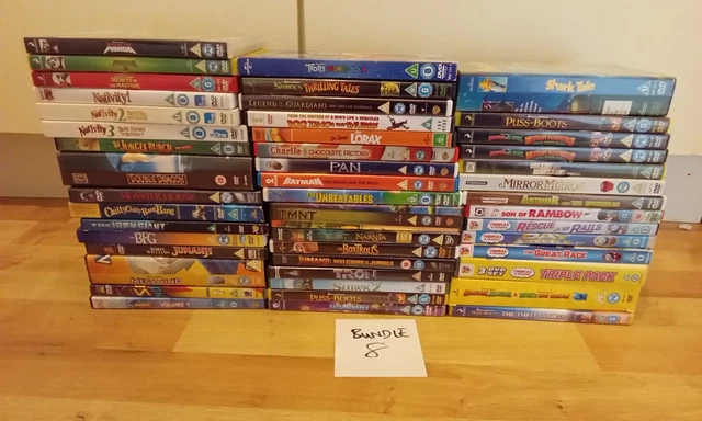 DVD BUNDLE. JOB Lot. Boxsets. Great Titles. Kids Dvds. B8 £9.99 ...