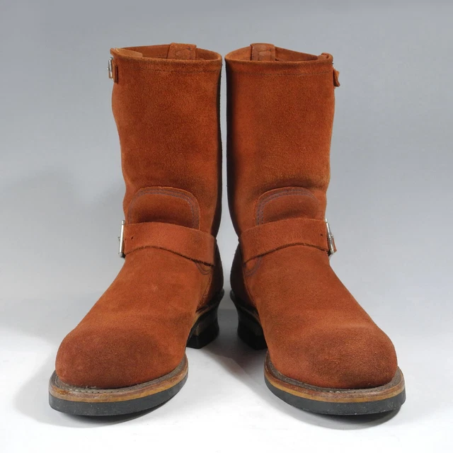 RED WING BOOTS Engineer Boots Suede Reddish Brown Size 7.5D £551.40 ...
