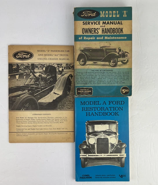 Model A Restoration Manual Bishko 5006 1928-1931 Ford Model A Repair ...