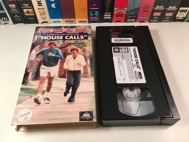 HOUSE CALLS 70'S Romantic Comedy VHS 1978 Matthau Glenda Jackson Art ...