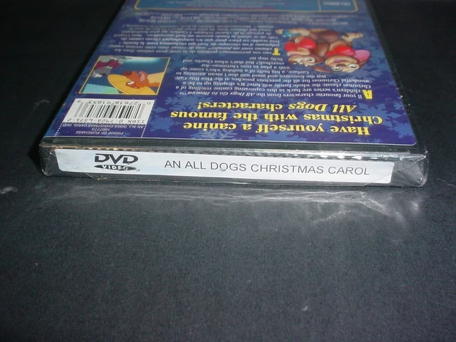 (EV751) AN ALL Dogs Christmas Carol NEW FS DVD 2004 MGM Kids $14.95 ...