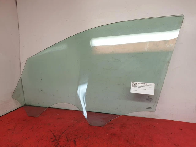 VOLKSWAGEN POLO 6C Glass Front Driver Side Door Window Offside 2014 5 ...