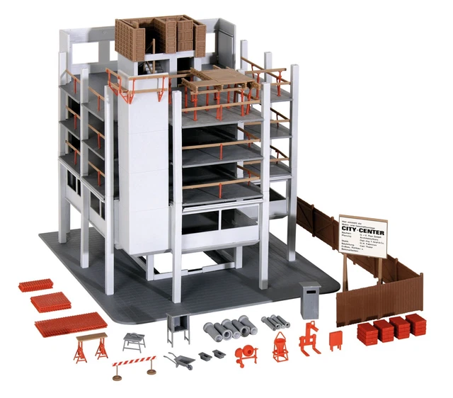 HO SCALE BUILDINGS - 38537 - High-rise shell construction with ...