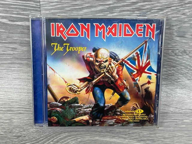 IRON MAIDEN THE Trooper, CD amélioré, pistes live et vidéo inédites EUR ...
