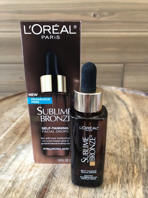 L'ORÉAL PARIS ~SUBLIME Bronze~ Self Tan Hyaluronic Acid Facial Drops 1. ...