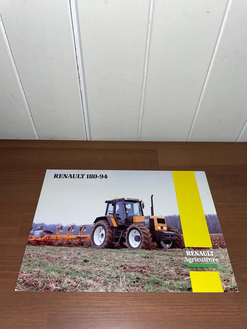BROCHURE PROSPEKT PROSPECTUS TRACTEUR RENAULT 180-94 tractor-traktor-ih-someca EUR 9,99 ...