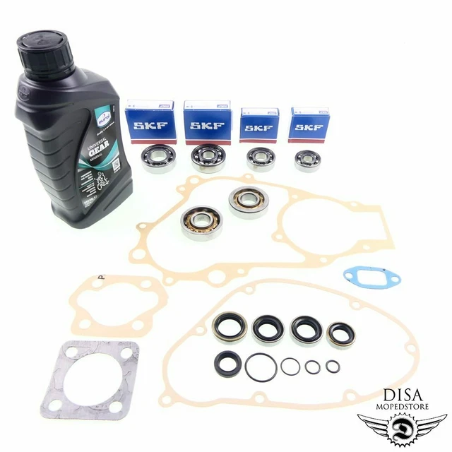 3 GANG MOTOR Lager Set + Simmerring + Getriebeöl für Kreidler Florett ...