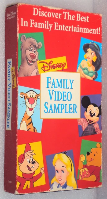 WALT DISNEY FAMILY VIDEO SAMPLER VHS 1995 Pampers Promotional Video ...