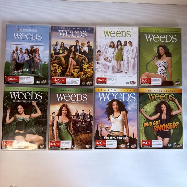 WEEDS COMPLETE SERIES Seasons 1 - 8 DVD 1 2 3 4 5 6 7 8 Region 4 £17.40 ...