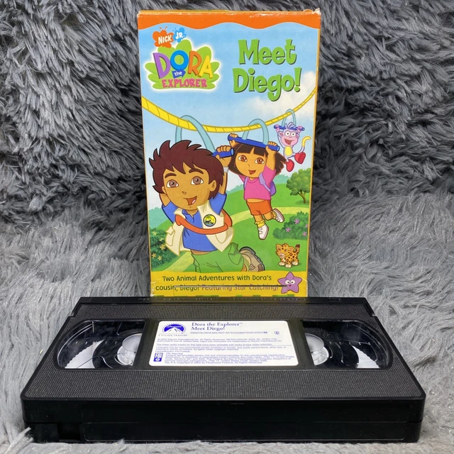 DORA THE EXPLORER - Meet Diego! VHS Tape 2003 Nick Jr. Nickelodeon ...