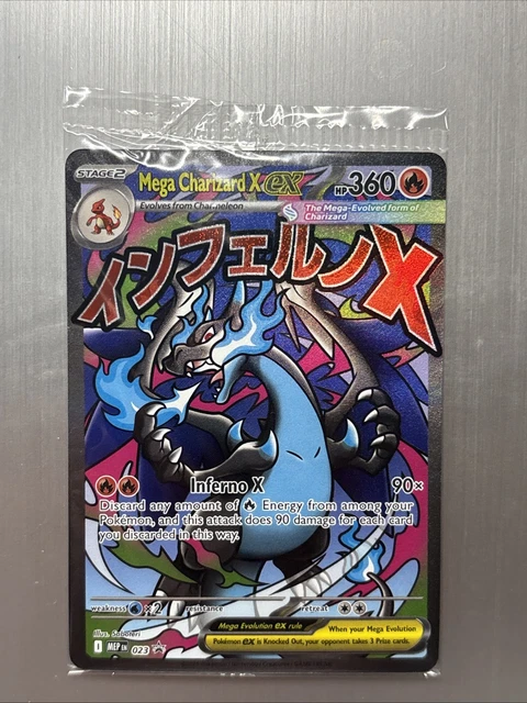 SEALED POKEMON PHANTASMAL Flames MEGA CHARIZARD X EX #23 Black Star ...