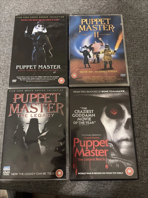 PUPPET MASTER X 4 Film DVDS- Legacy & Littlest Reich £19.99 - PicClick UK