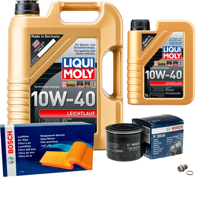 BOSCH INSPECTION SET 6 LIQUI MOLY Bon Fonctionnement 10W-40 pour Mitsubishi EUR 90,03 - PicClick FR