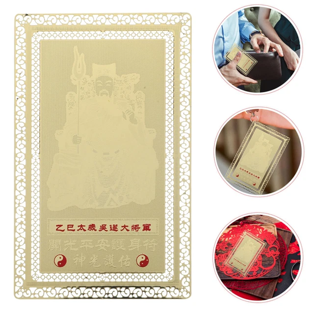 GENERAL WU SUI Card Tai Amulet Auspicious Chinese New Year Lucky £4.56 ...