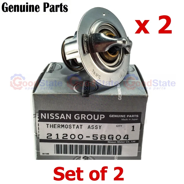 GENUINE NISSAN PATROL Y61 GU TD42T TD42TI Thermostat 76.5C x2 $101.03 ...