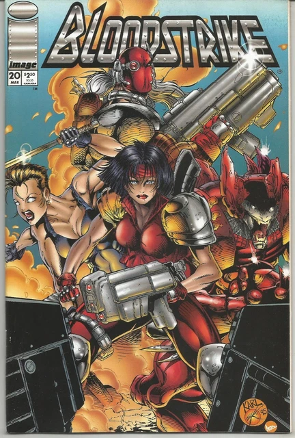 IMAGE COMICS: BLOODSTRIKE #20 MARCH 1995 # 30C29 EUR 2,50 - PicClick FR
