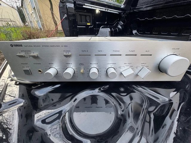 YAMAHA NATURAL SOUND STEREO AMPLIFIER A-560 300Watts EUR 100,00 ...