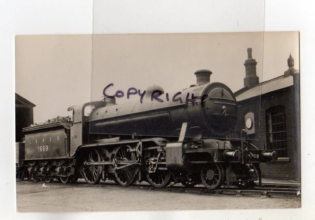 RAIL PHOTO LNER GNR 082t R1 3154 Kings Cross shed London £2.69 ...
