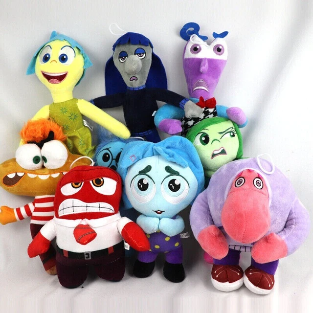 CARTOON MOVIE INSIDE Out2 Figure Plush Doll Anxiety Sadness Ennui Anger ...