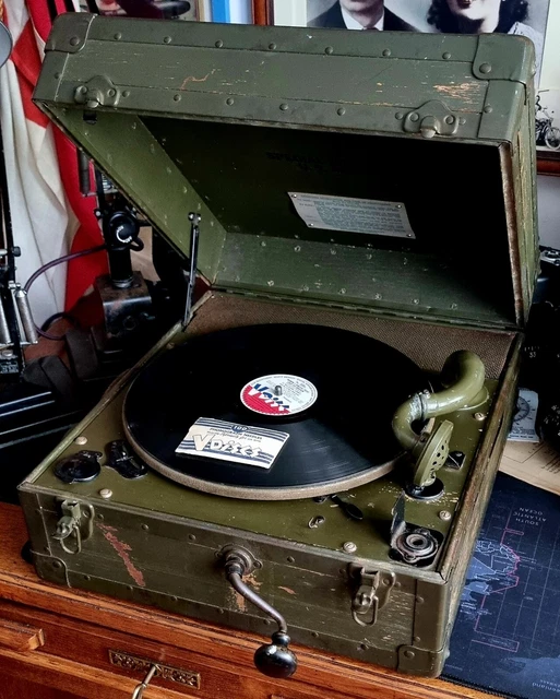 US ARMY 1944 Wwii Ww2 Military Gramophone Special Service £696.85 ...