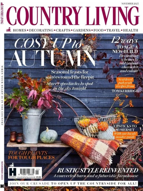COUNTRY LIVING MAGAZINE British Edition | Nov 2023 | Cosy Up To Autumn ...