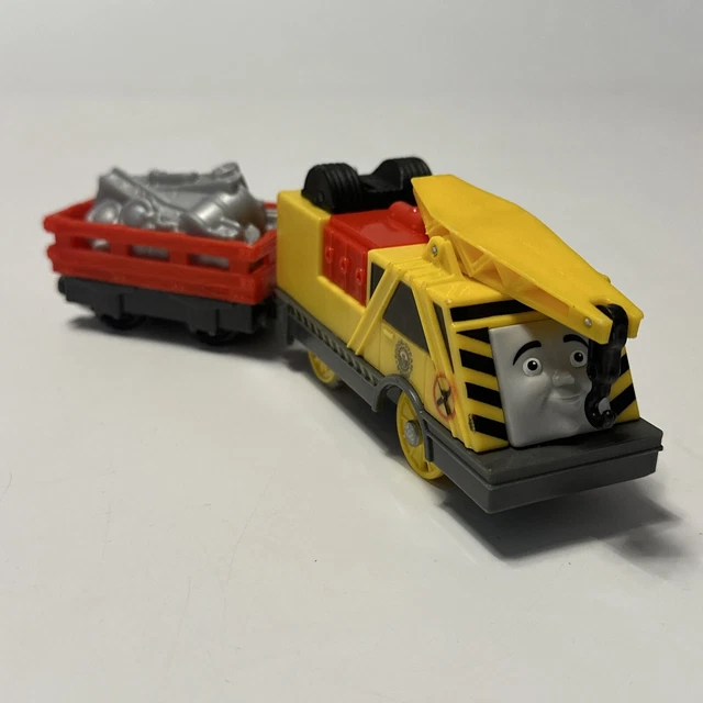 KEVIN THE CRANE ENGINE + TRUCK Thomas Trackmaster Track Motorised Train ...
