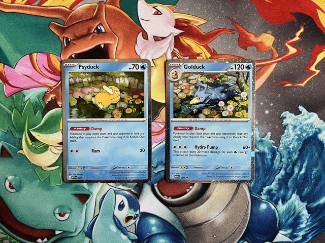 POKÉMON TCG: MEGA Evolution - Psyduck - Promo 007 & Golduck Promo 008 £ ...
