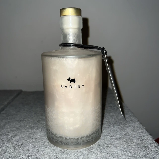 RADLEY LUXURY BATH Soak Pink Pepper and Cassis 500ml Glass Bottle New ...