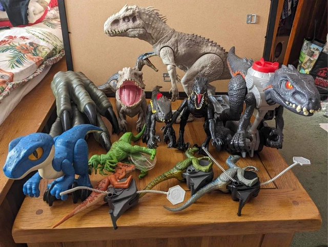 Jurassic World Dinosaur Toy Bundle Including Indominus Rex And 0945