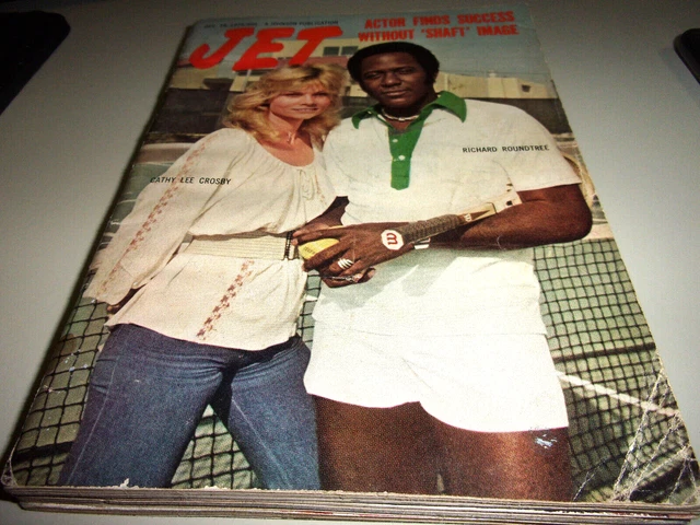 JET MAGAZINE CATHY Lee Crosby Richard Roundtree Arthur Ashe Martin ...