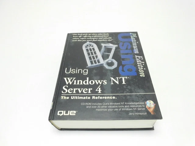 1997 USING WINDOWS NT Server 4 Platinum Edition Reference Book and CD ...