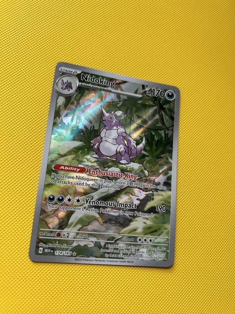 POKÉMON TCG NIDOKING Scarlet & Violet-151 174/165 Holo Illustration Rare EUR 4,93 - PicClick IT