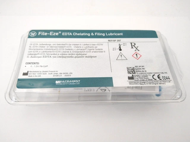 ULTRADENT FILE-EZE EDTA Chelating & Filing Lubricant Gel chélatant et ...