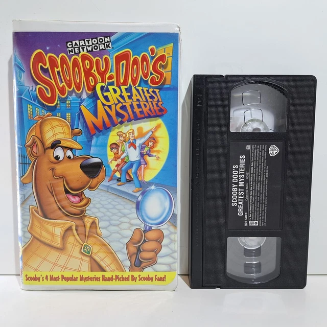 Vhs Tape Cartoon Network Scooby Doos Greatest Mysteries Clamshell Zs
