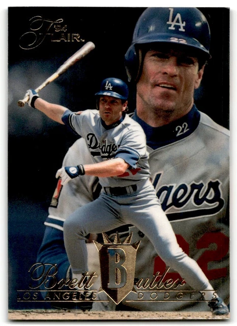 1994 FLAIR BRETT Butler Los Angeles Dodgers #393 EUR 2,76 - PicClick FR