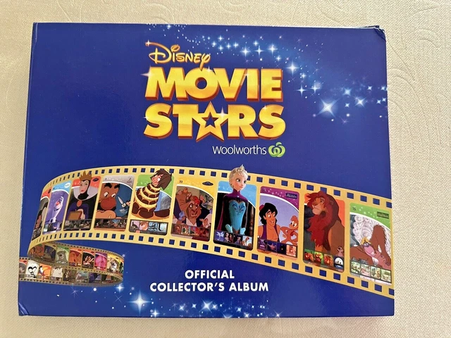 WOOLWORTHS DISNEY MOVIE Stars Collector's Album Complete Set 42 ...