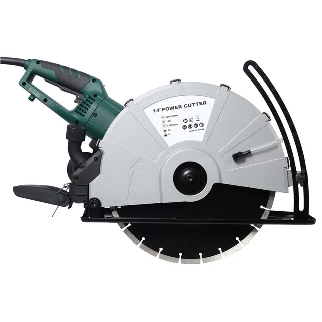 14& WET/DRY ELECTRIC Concrete Cut off Saw Power Saw Cutter 2600W Corded ...