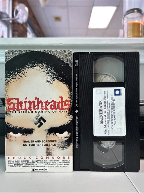 SKINHEADS - THE Second Coming of Hate (VHS) Screener Chuck Conners £84. ...