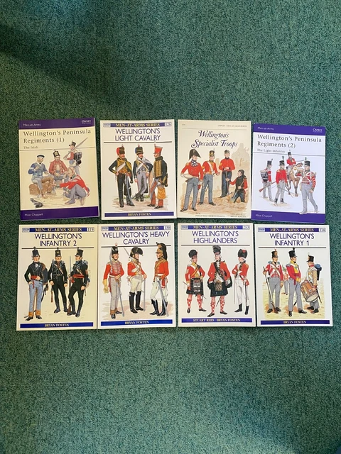 NAPOLEONIC WELLINGTONS ARMY Osprey Men At Arms Bundle £22.54 - PicClick UK